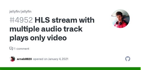 Hls Stream With Multiple Audio Track Plays Only Video · Issue 4952