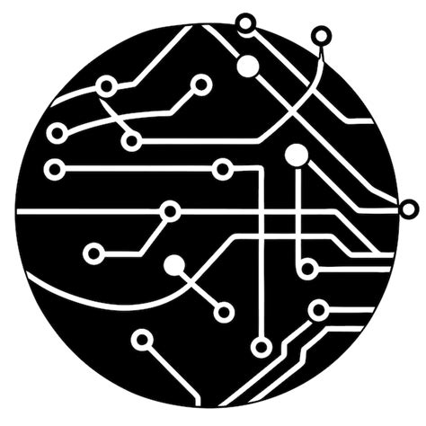 Global Technology Networks Circuit Board Globe Design Premium Ai