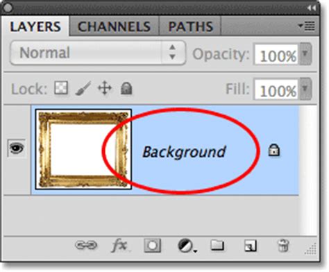 Photoshop Layers The Background Layer