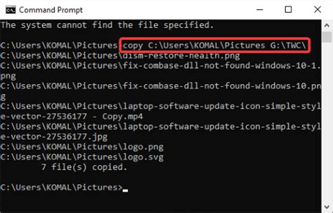 Manage Files and Folders using Command Prompt in Windows 11