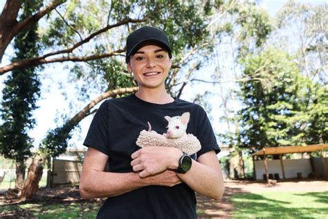 Warrnambool Wildlife Encounters Welcomes A Joey With Albinism The