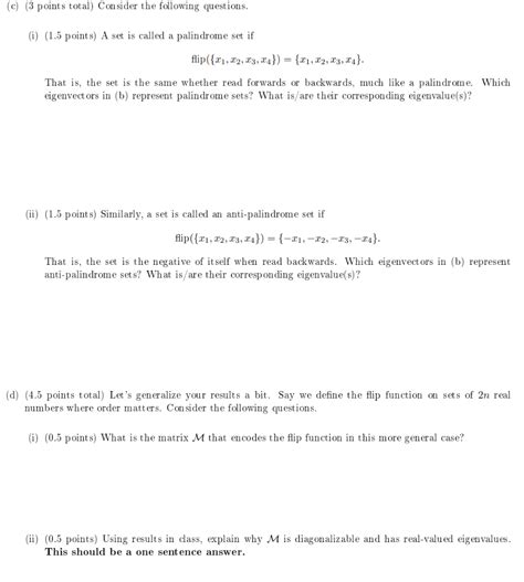 Solved 3 10 Points Total Consider All Possible Sets Of 4