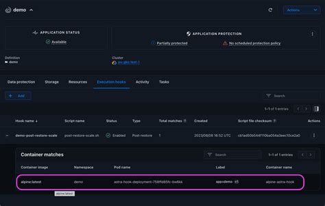 how to rescale kubernetes applications with astra control post restore