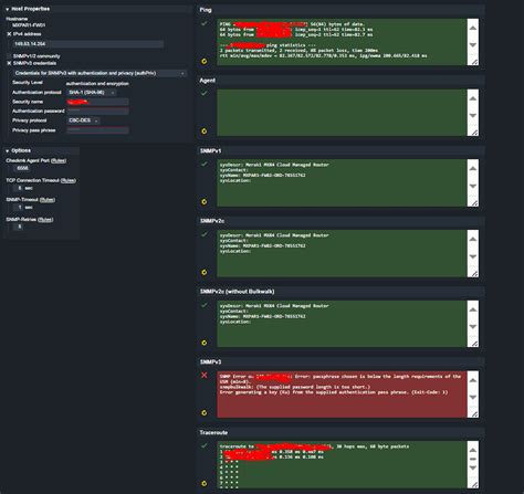 snmp v3 not sure if it is working or not general checkmk community