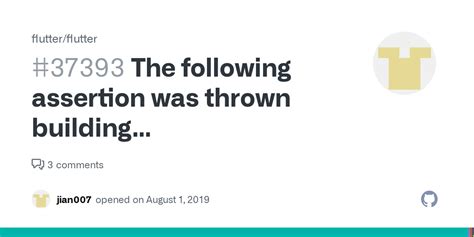 The Following Assertion Was Thrown Building Indexpage Dirty Dependencies Inheritedproviders