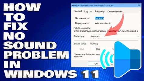 Fix Sound Problems In Windows 11
