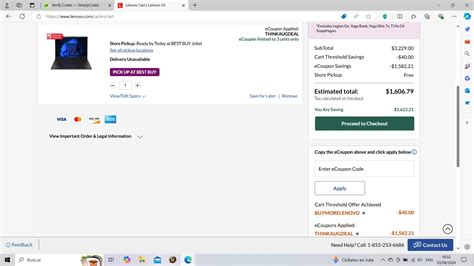 Lenovo Coupon Codes 63 Off Coupons In August 2024 SimplyCodes