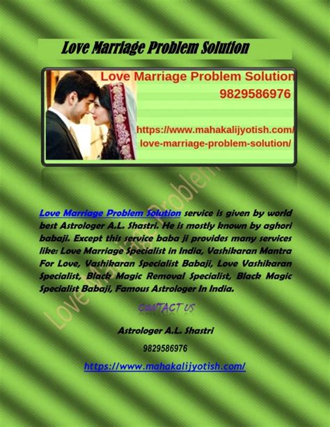 Ppt Love Marriage Problem Solution Get Instant Marriage Solution