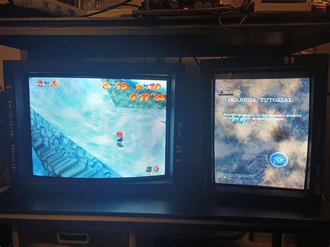 New Pvm 2530 Rgb N64 Horizontal For Super Mario 64 Practiceim Half
