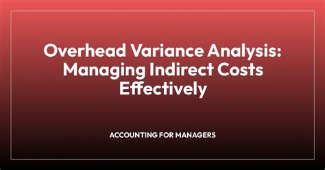 Accounting For Managers • Slm Self Learning Material For Mba