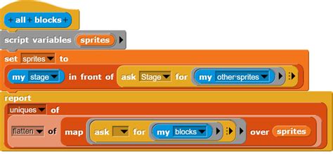 Help Using The Set Block Definition To Make Custom Block Report A