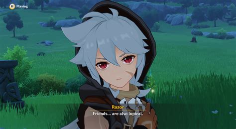 Razor Is So Adorable ️ Hes My First Ever Main R Genshin Impact