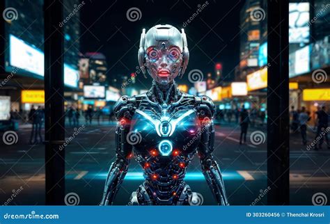 City Symbiosis Exploring The Futuristic Fusion Of Urbanism And Android