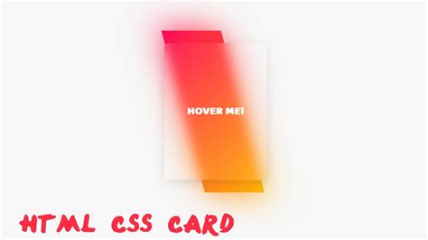 Amazing Card Using Html Css Do You Know This Design Pinkweb0 Html