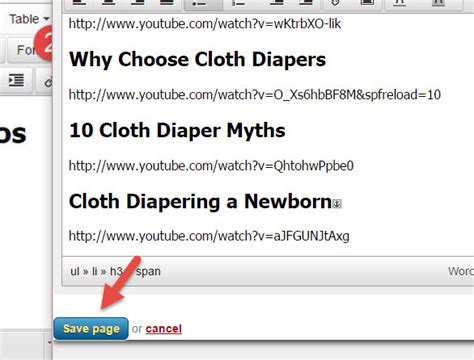 creating anchor links siteninja cms support