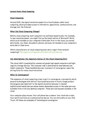 Personal Computing CSC Lecture Notes Personal Computing Personal Computing Digital Devices