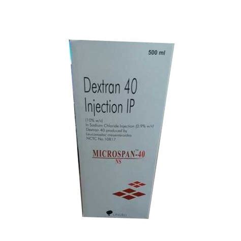 Liquid Dextran 40 And Dextrose Injection At Best Price In Surat 6