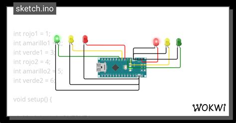 semáforo Wokwi ESP STM Arduino Simulator