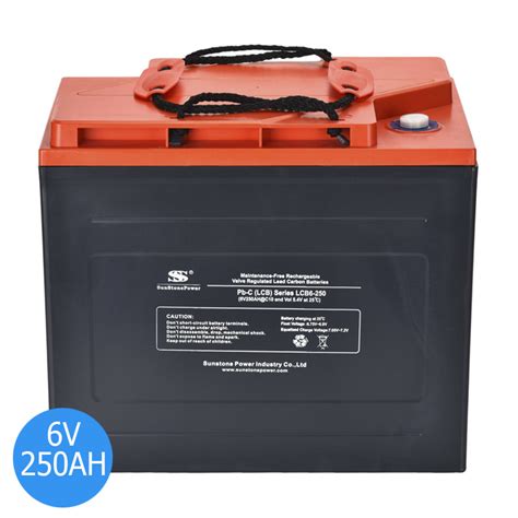 6v 250ah Battery Lead Carbon Battery Maintenance Free Solar Battery