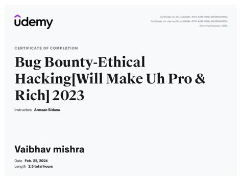 bugbounty ethicalhacking cybersecurity udemycourse