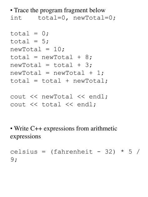 Ppt Chapter 2 Primitive Data Types And Operations Powerpoint