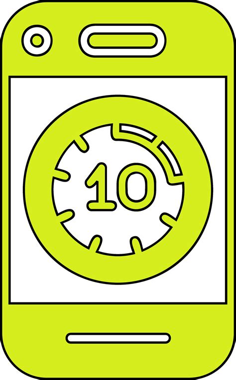 Mobile Phone Stopwatch Vector Icon 37108270 Vector Art At Vecteezy