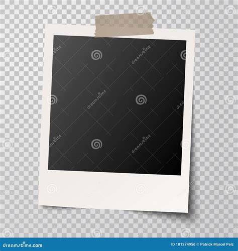 Old Photo Frame Transparency Stock Vector Illustration Of Forgetful Information 101274956