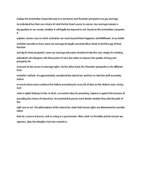 Explain The Aristotelian Pdf Social Science