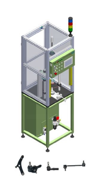 A049 Clamping Spring Assembly Machine Evs Robot