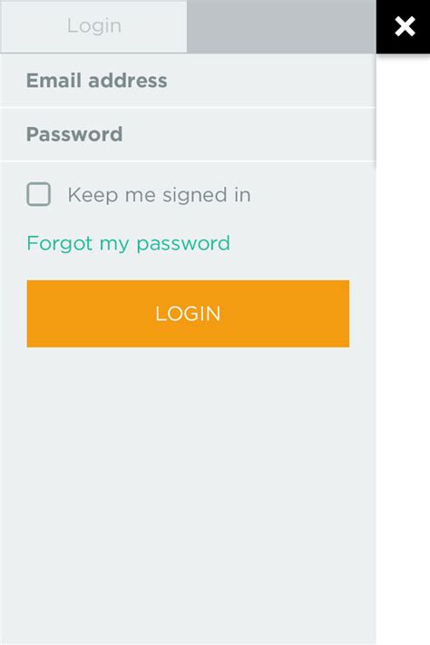 how to show a activity login screen under android navigation drawer
