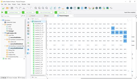 การใช้งานซอฟต์แวร์ lattice radiant สำหรับบอร์ด lattice ice40up fpga