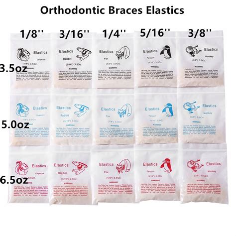 Orthodontic Elastics Rubber Bands Dental Supplies And Product