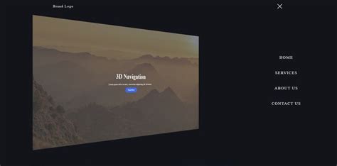 3d Navigation Bar Using Html Css Js Animate Css Navigation