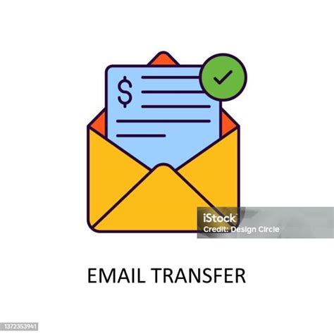 이메일 전송 벡터 채워진 윤곽선 아이콘 디자인 그림입니다 흰색 배경 Eps에 핀테크 기호 10 파일 금융에 대한 스톡 벡터 아트 및 기타 이미지 Istock