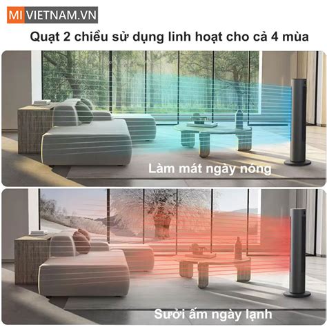 Quạt tháp Xiaomi Mijia DC inverter 2 chiều Làm mát và sưởi ấm Mi Việt Nam