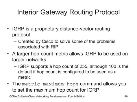 Routing In Internet Protocol Networksppt
