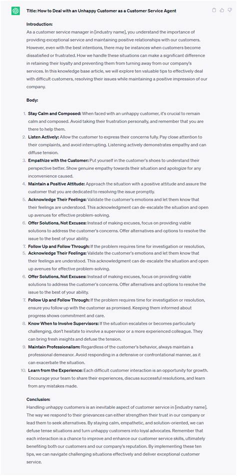 Chatgpt Prompt 10 Examples To Apply In Customer Service Ringover