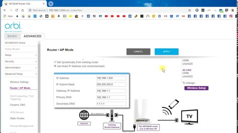 NetGear Orbi Router Mode AP Mode Access Point Mode YouTube