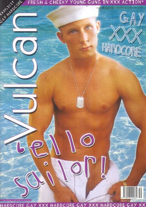 Vulcan Vulcan Gay Adult Pornographic Magazine Back Iss