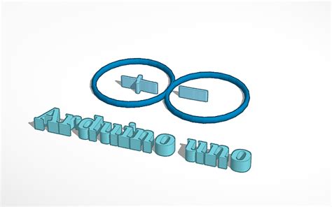 3d Design Arduino Uno Logo Tinkercad