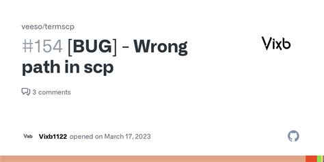 BUG Wrong Path In Scp Issue Veeso Termscp GitHub