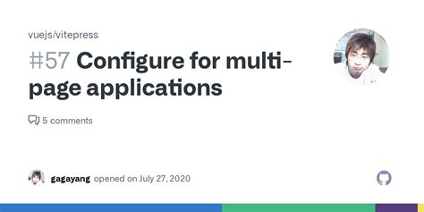 Configure For Multi Page Applications Issue Vuejs Vitepress GitHub