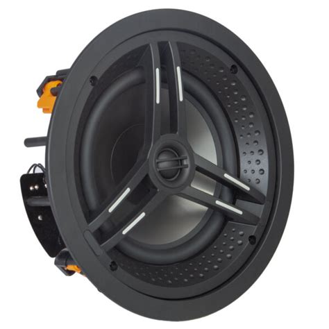 DX Stage F Series 8 In Ceiling Speakers IM Poly Cone 1 Pivoting Silk Tweeter Pair