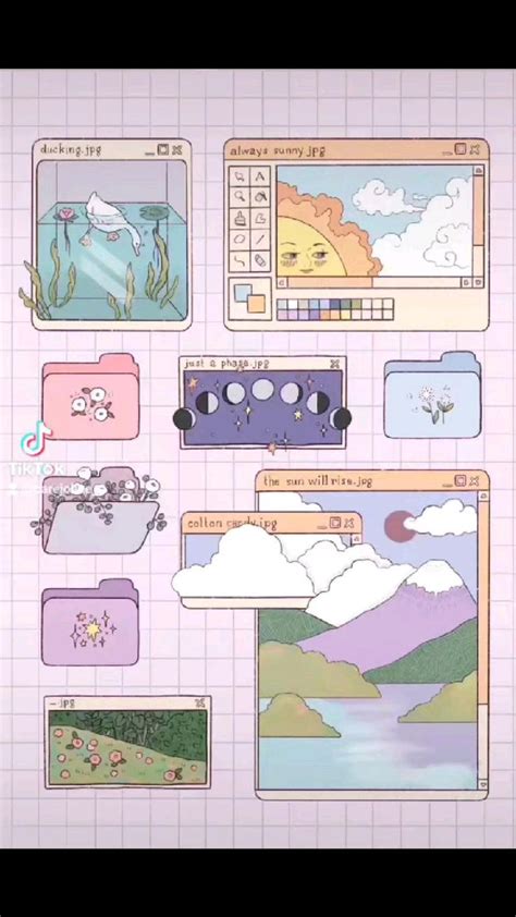 Computer Window Inspired Illustration Valentines Illustration