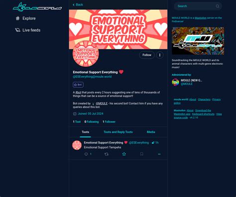 Emotional Support Everything Botwiki