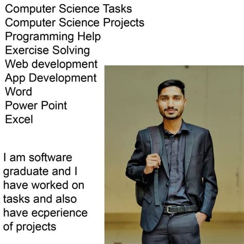 Soban Hanif On Linkedin Sobanhanif I Will Do Computer Science Assignment And Tasks For 5 On