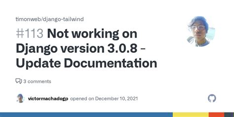 Not Working On Django Version Update Documentation Issue Timonweb Django