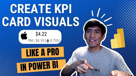 Become A Power BI Pro Create Stunning KPI Card Visuals YouTube