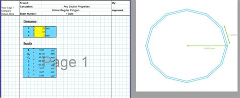 Built Up Section Properties Calculator Spreadsheet CivilWeb