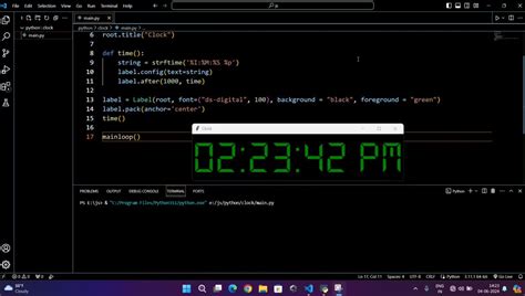 Lijith R S On Linkedin Internship Pythonprogramming Digitalclock